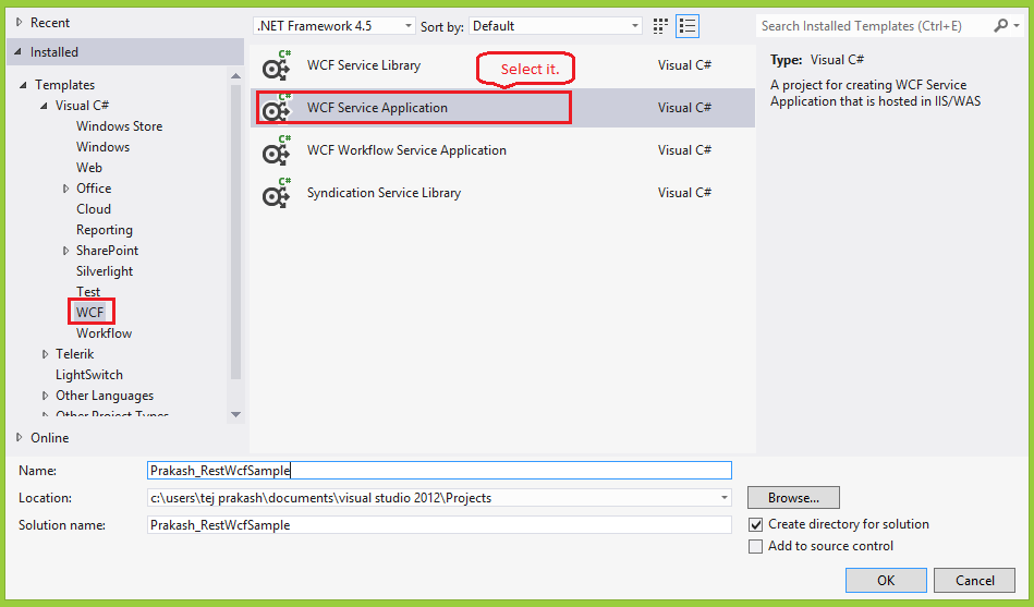 PRAKASH BLOG: WCF Restful Service example. PRAKASH BLOG: WCF Restful Service example.