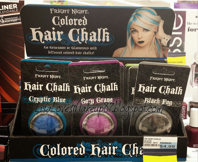 LisaLovesMakeup87: Spotted: Fright Night Colored Hair Chalk