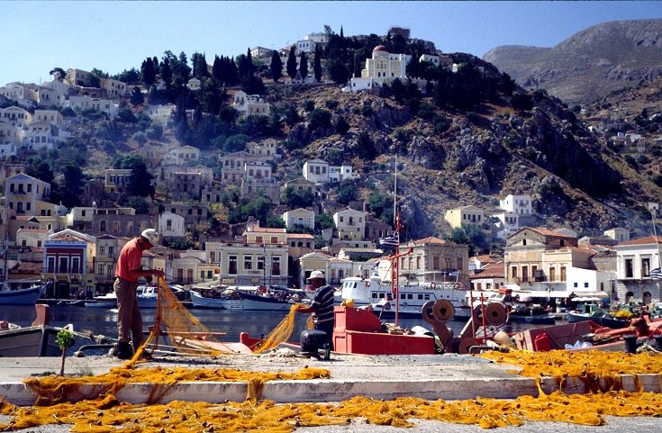 Wallpapers Unlimited: Colorful Greek Island