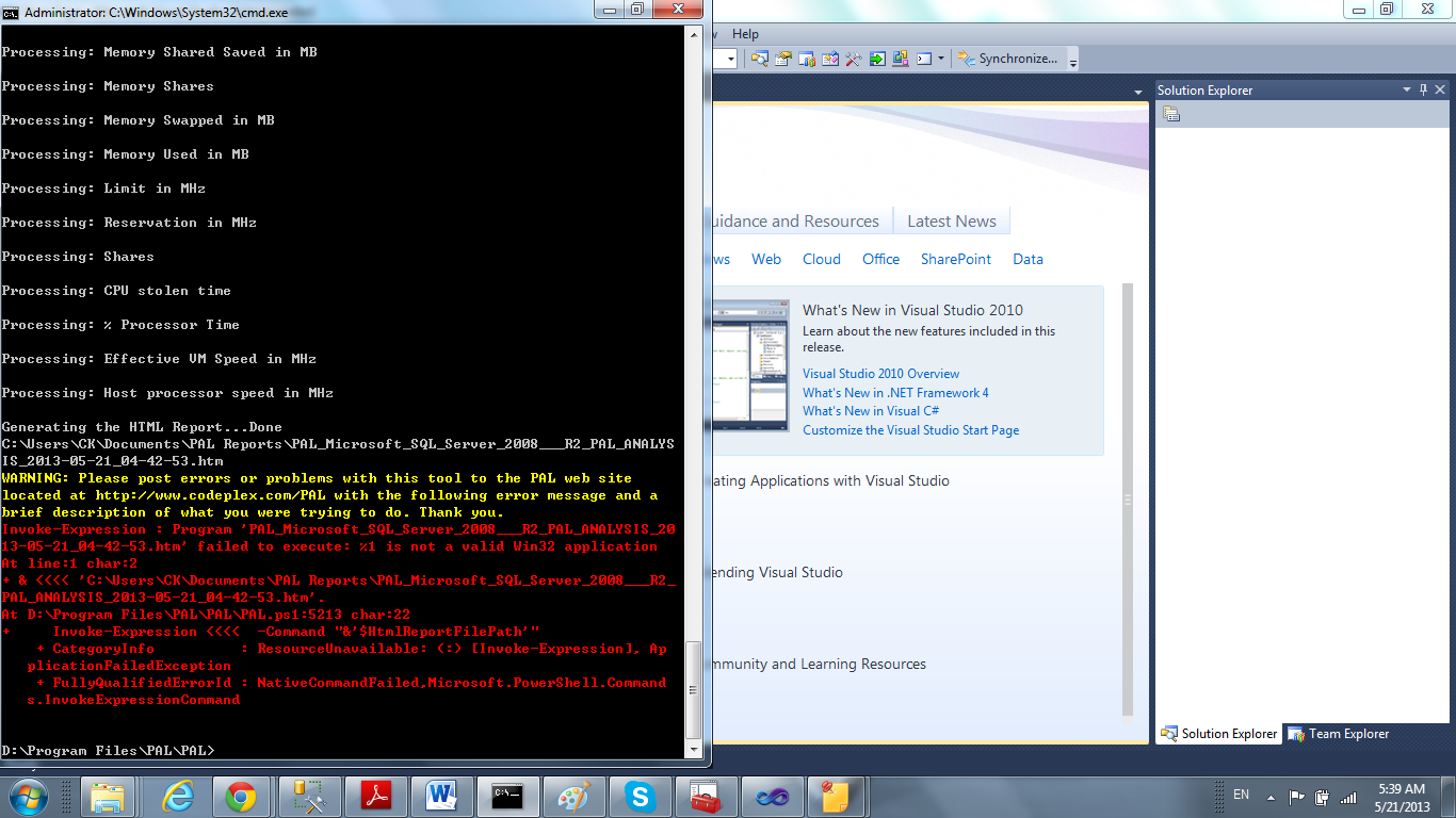 On the Journey to be a SQL Server Professional: An Error on Using the ...