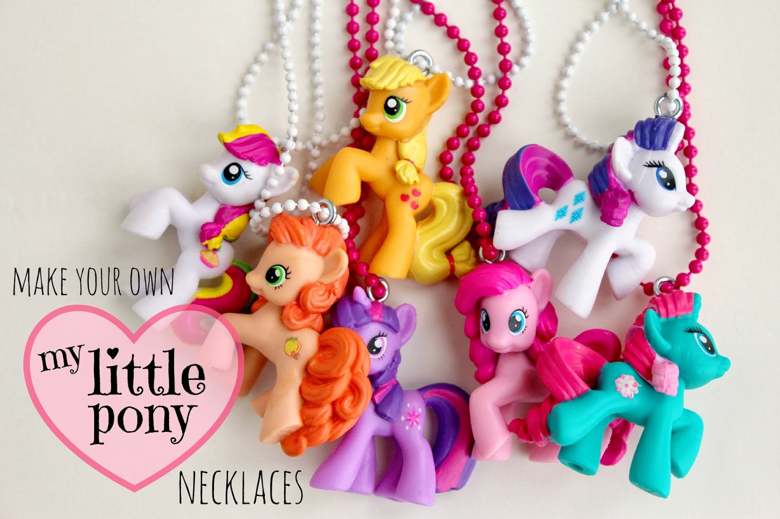 diy ♥ my little pony necklaces | Raising up Rubies | Bloglovin’