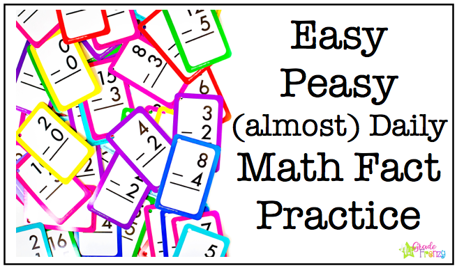 4th Grade Frenzy: 3 Fun and Easy Ways to Practice Math Facts!