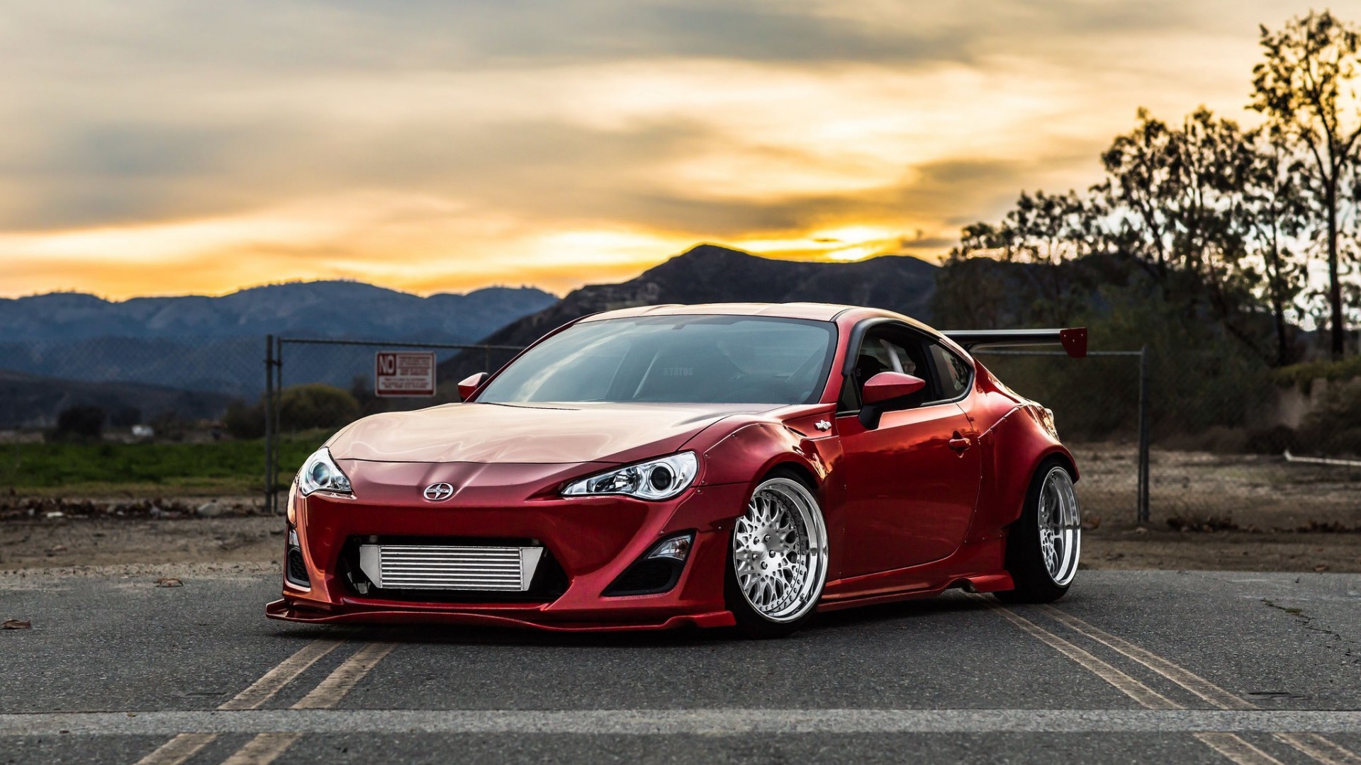 Toyota GT86 Scion Rojo - Fondos 1080
