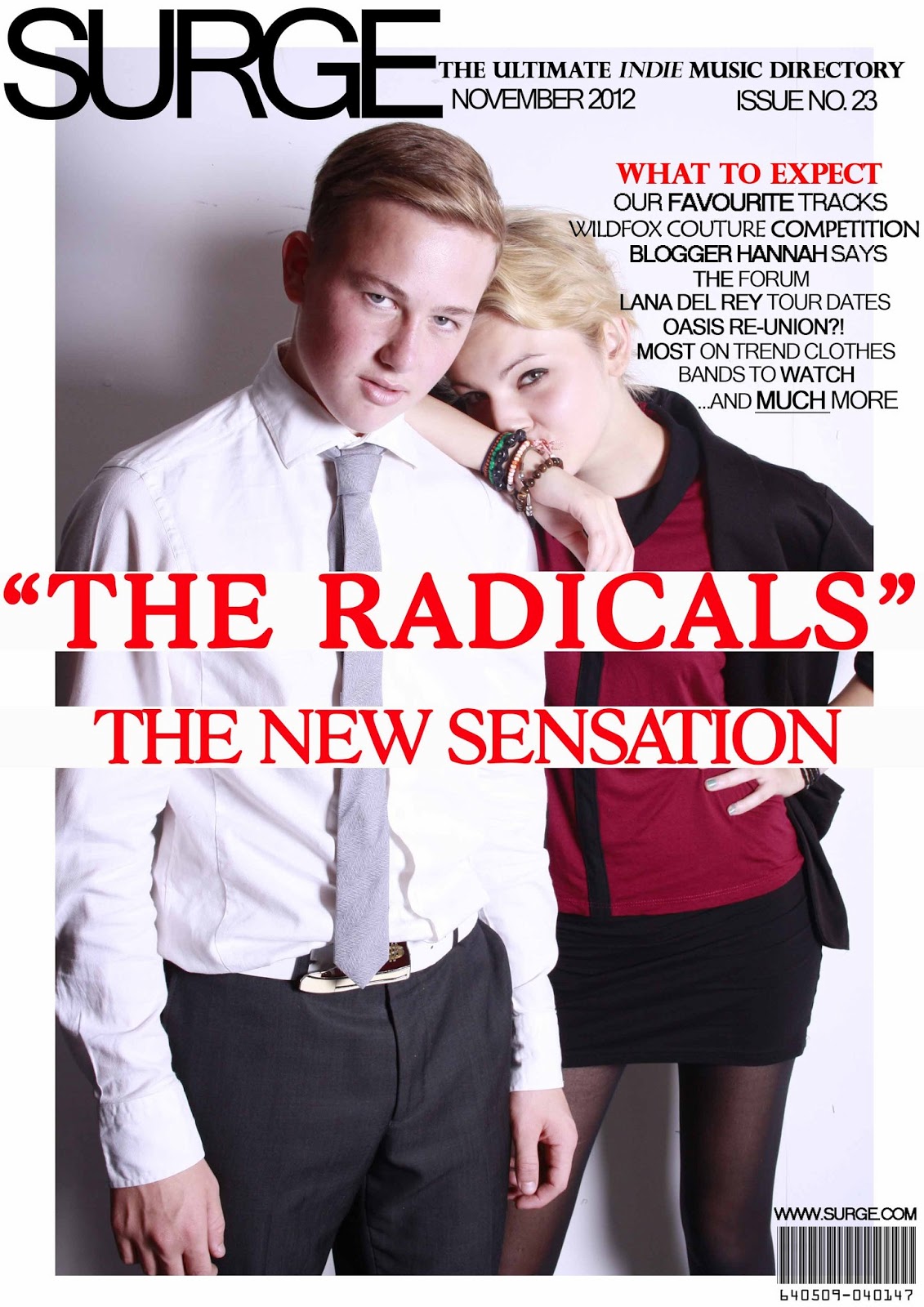 Sarah Amdanee's AS Media coursework: PRODUCTION: Magazine front cover ...