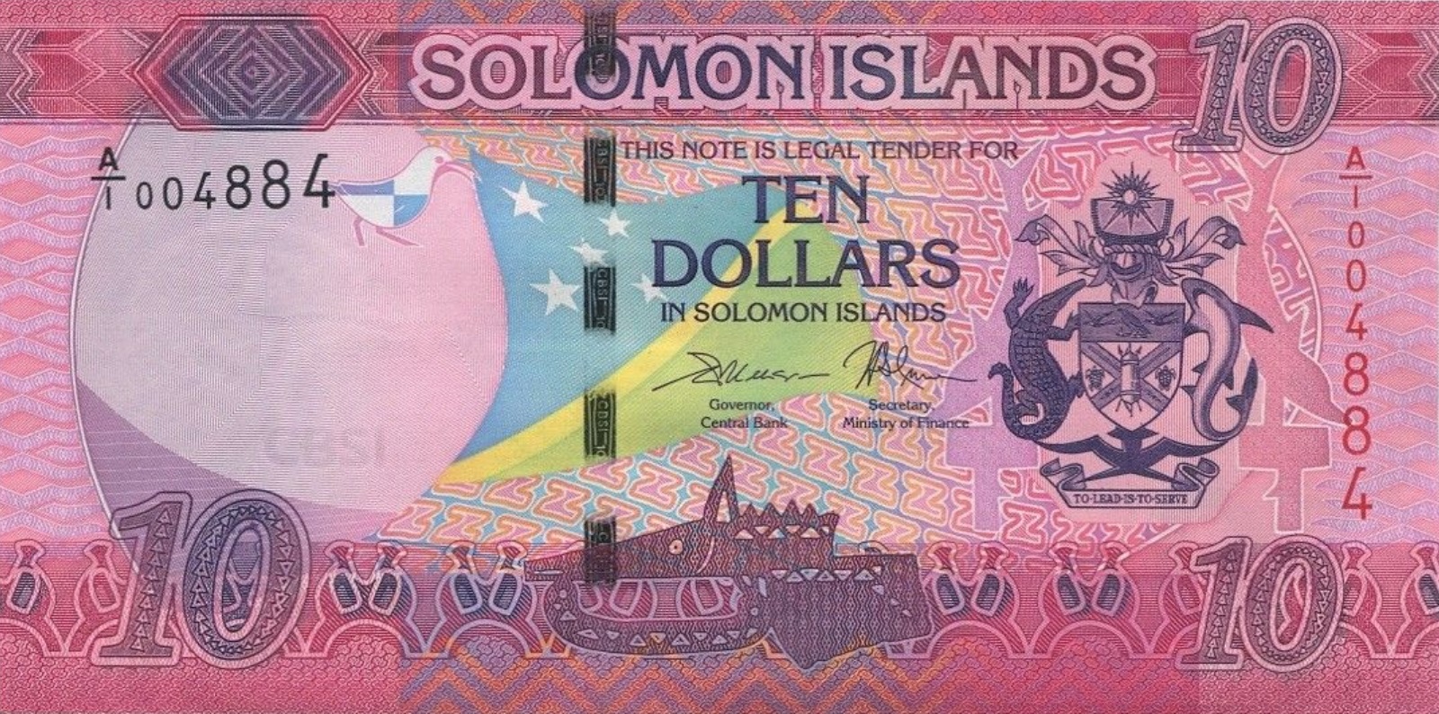 Bank Notes of the World: Bank note from Solomon Islands