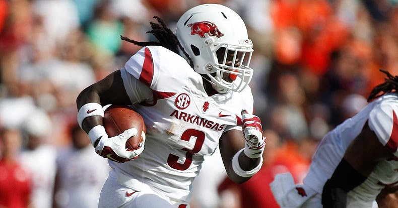 Shirts With Random Triangles: Arkansas RB Alex Collins Declares For ...