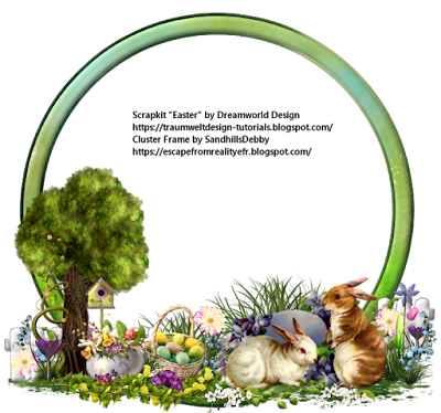 Escape From Reality Blog: FTU 'Easter' Cluster & Cluster Frames