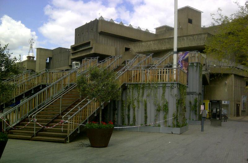 the gutter and the stars: Pop up stairs at the South Bank