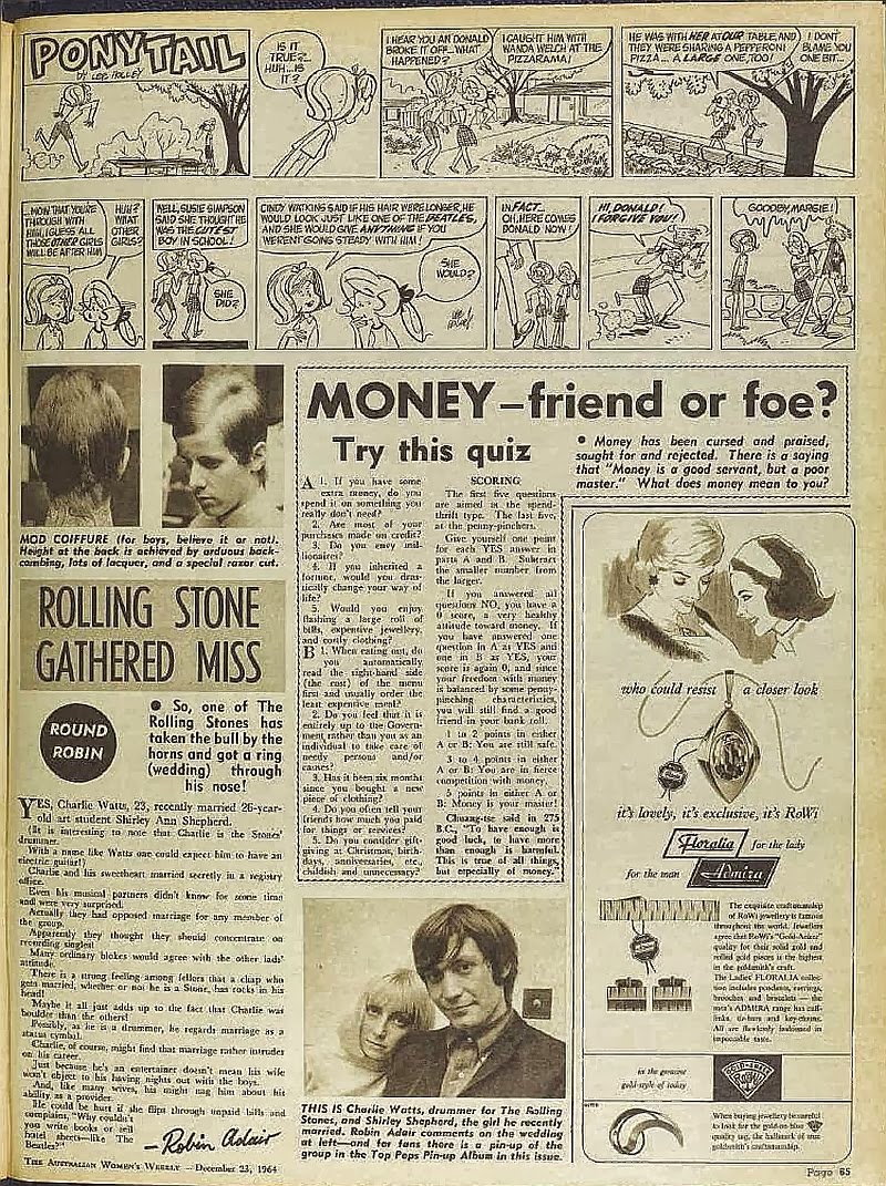 The Rolling Stones 1963 to 1969 The Brian Jones Era: Charlie Watts ...