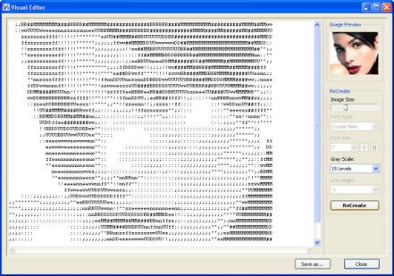 .Tips and Trick: Creating images with ASCII ASCII Chart Generator