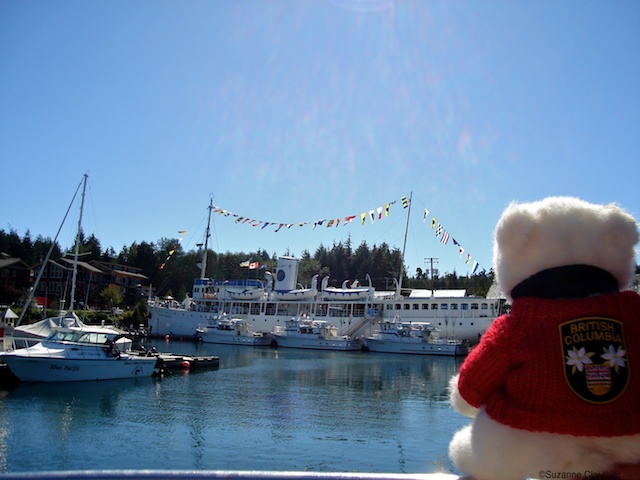 SATW Canada Travelling Teddy Bear Blog: Bella Bella goes Jigging