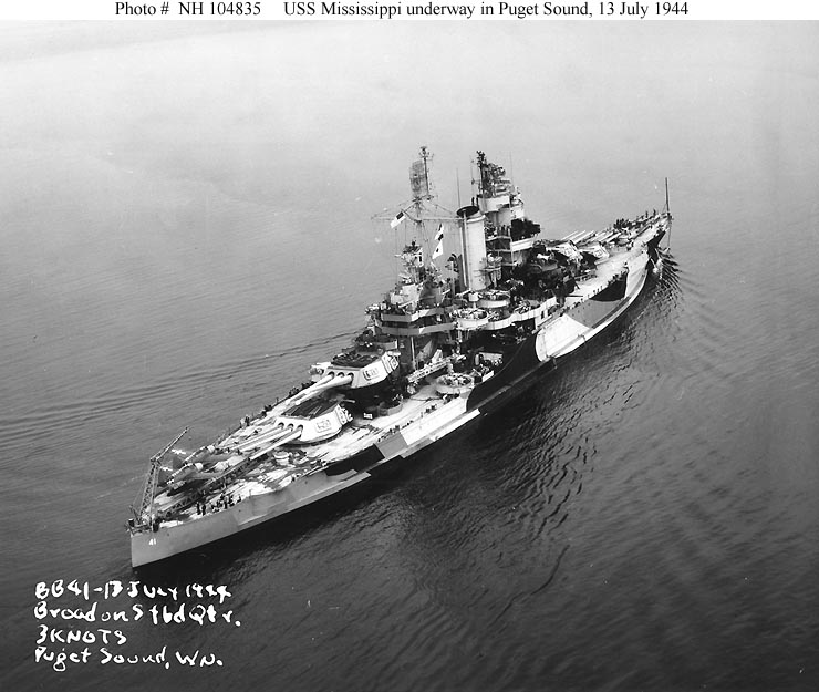 Naval Warfare: USS Mississippi (BB-41)