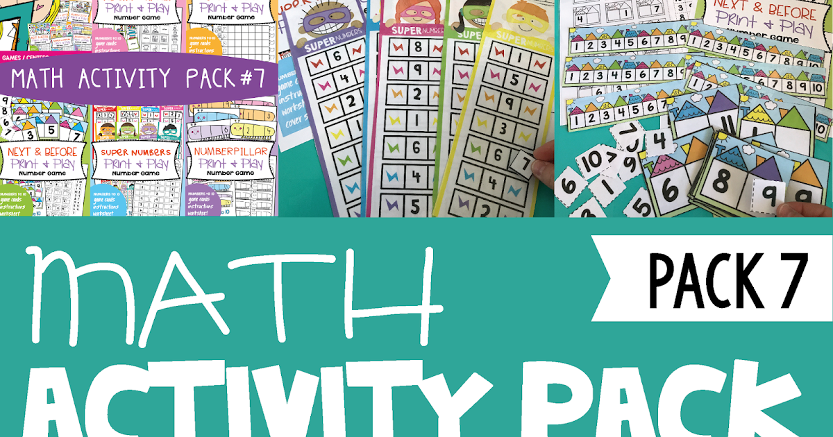 Math Pack Order and Position of Numbers | From the Pond