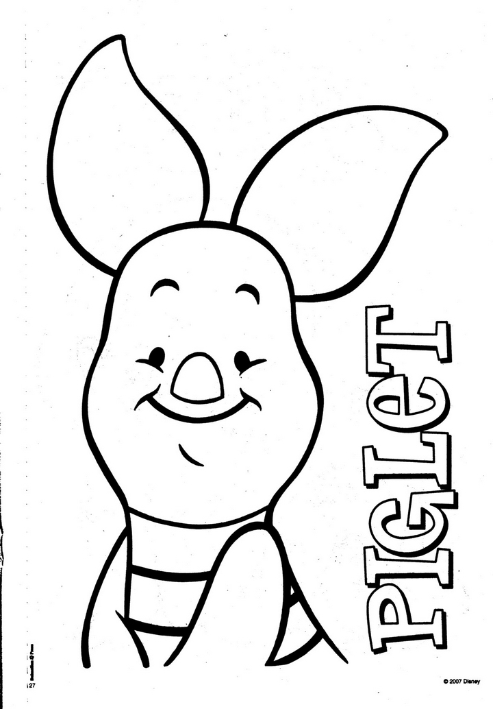 my picture: piglet coloring pages