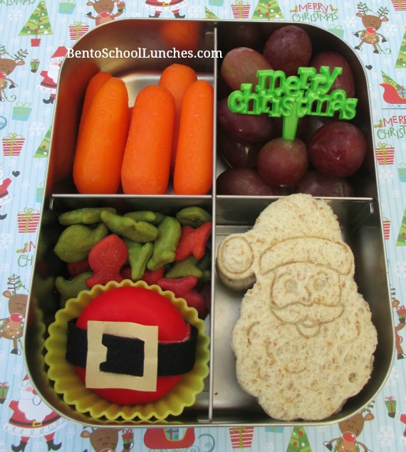 Bento School Lunches : Santa Claus Christmas Lunch