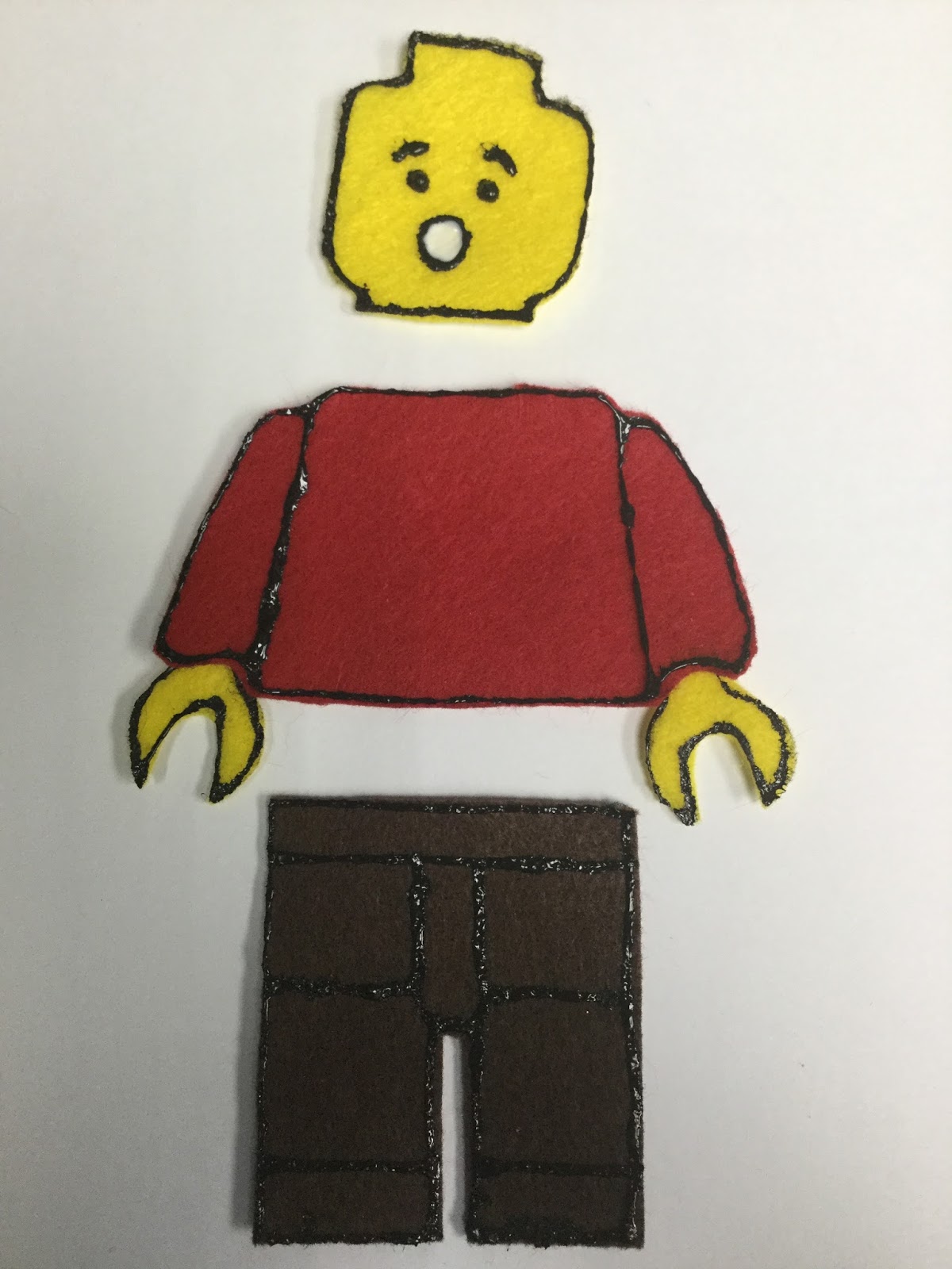 from the Biblio Files: LEGO Minifig Felties