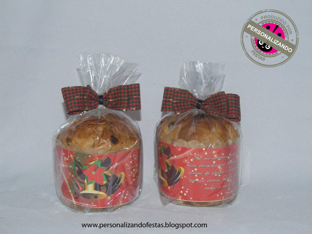 Personalizando Festa: Mini Panetone