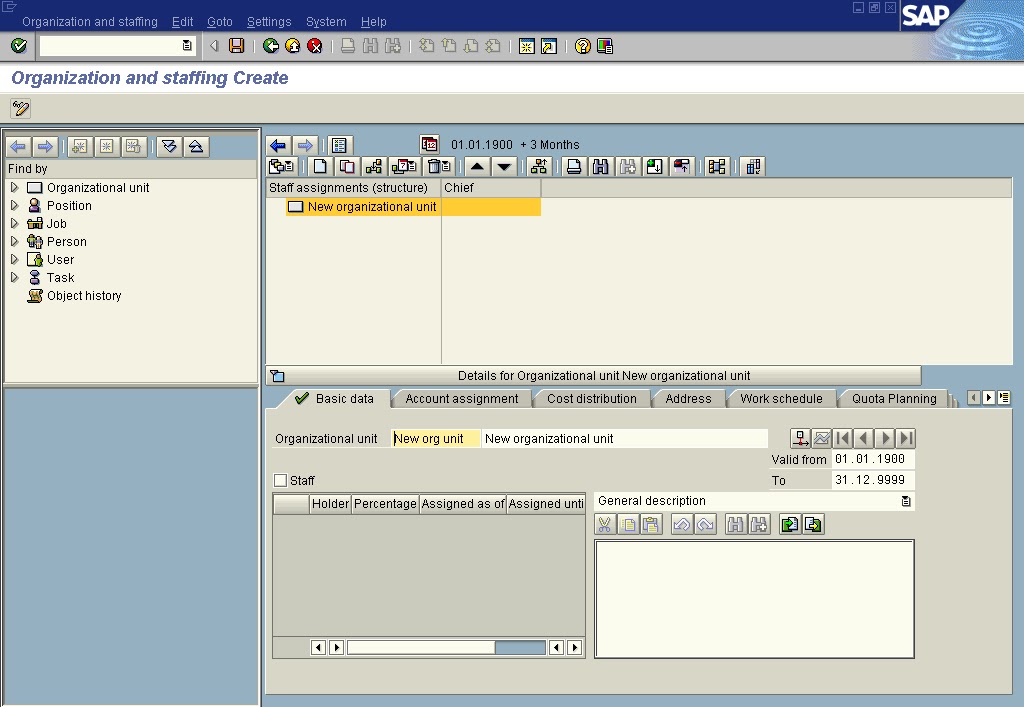 Sap Hcm Consultants: ORGANIZATION AND STAFFING METHOD IN SAP HR OM