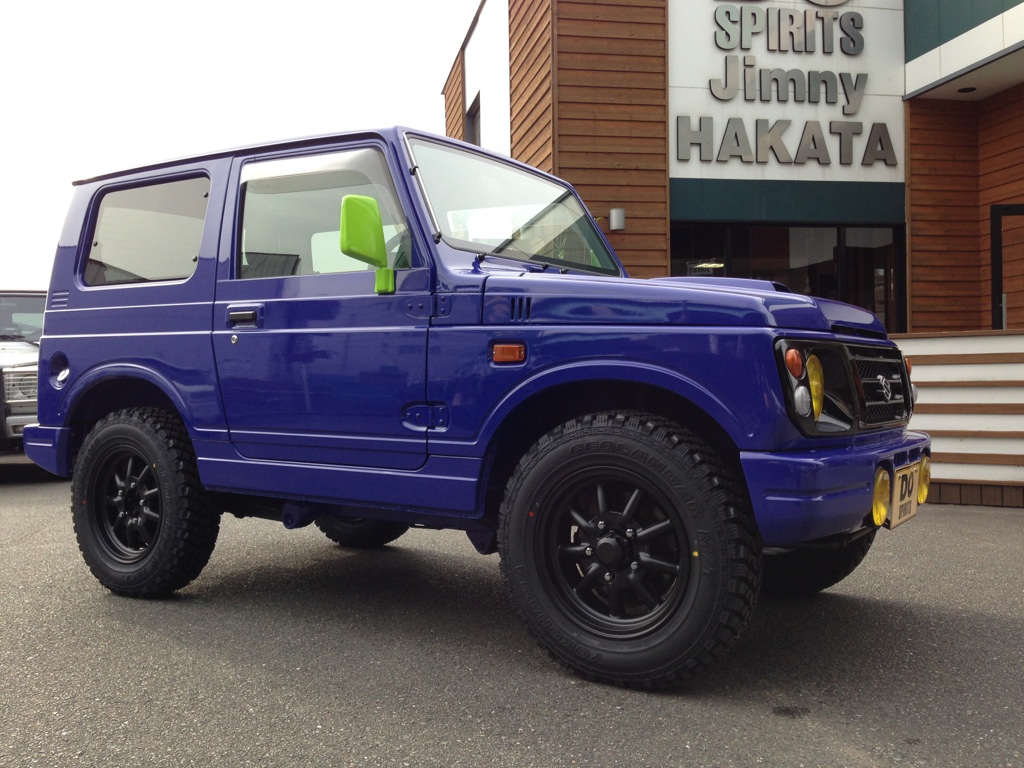 ジムニー博多ブログ | DO-SPIRITS Jimny HAKATA: 鮮やかなブルーのJA12製作中。