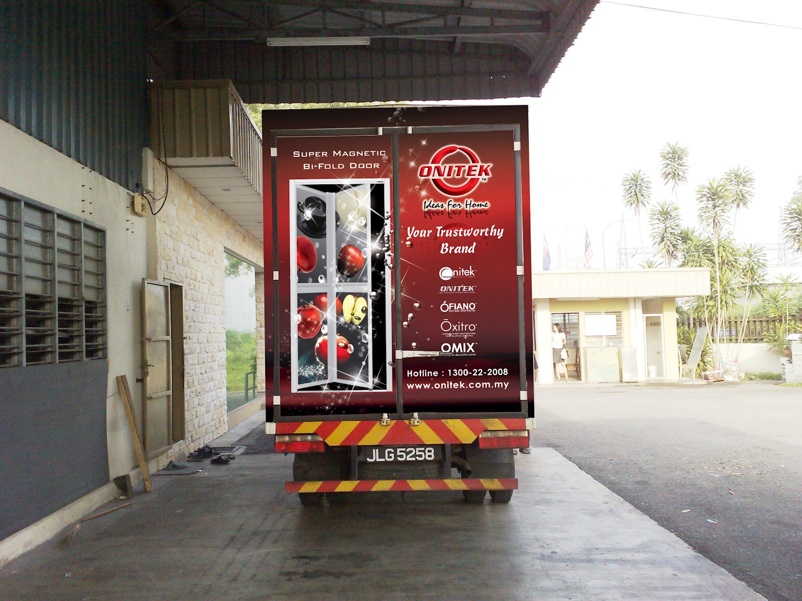 LVC Design Work: Lorry Advertisement