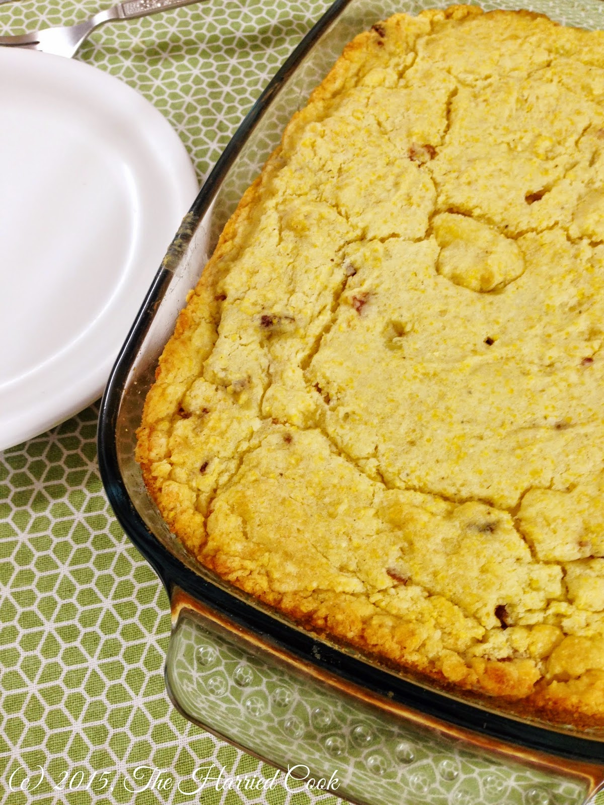 The Harried Cook: Secret Recipe Club: Bacon Cheddar Cornbread