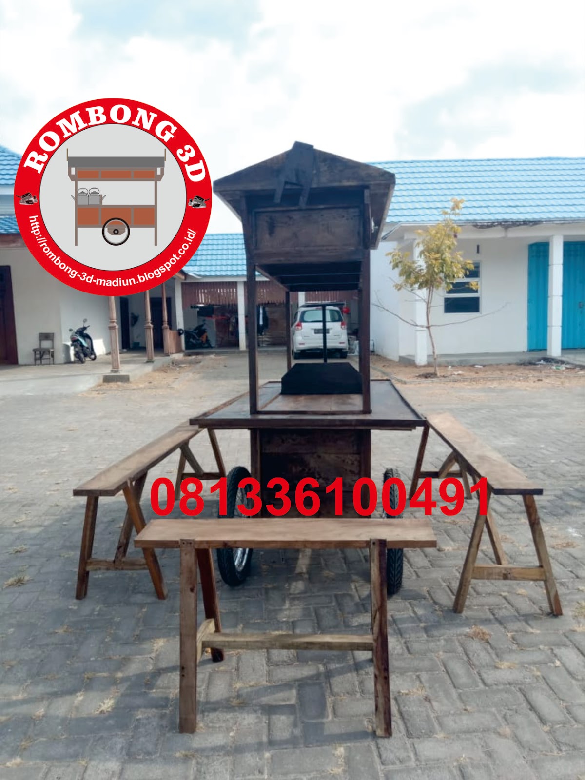 ROMBONG / GROBAK / GEROBAK 3D: ANGKRINGAN KLASIK BISA DI TARIK MOTOR