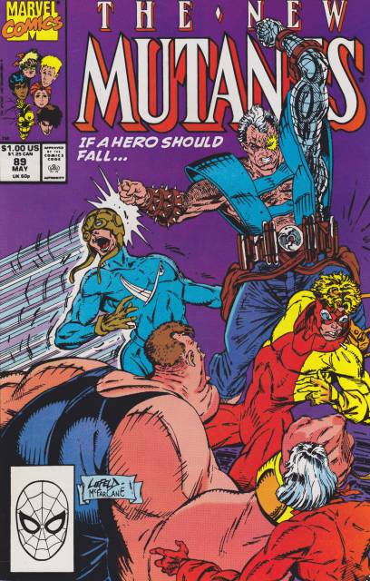 Marvel Comics of the 1980s: Some New Mutants covers by Liefeld