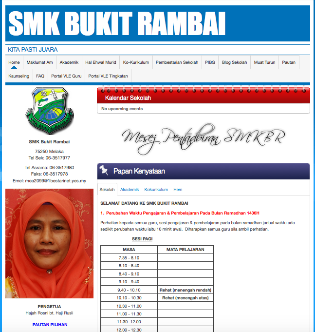 Yes ID Dan FrogVLE SMK Bukit Rambai ~ SMK Bukit Rambai, 75250 Melaka ...