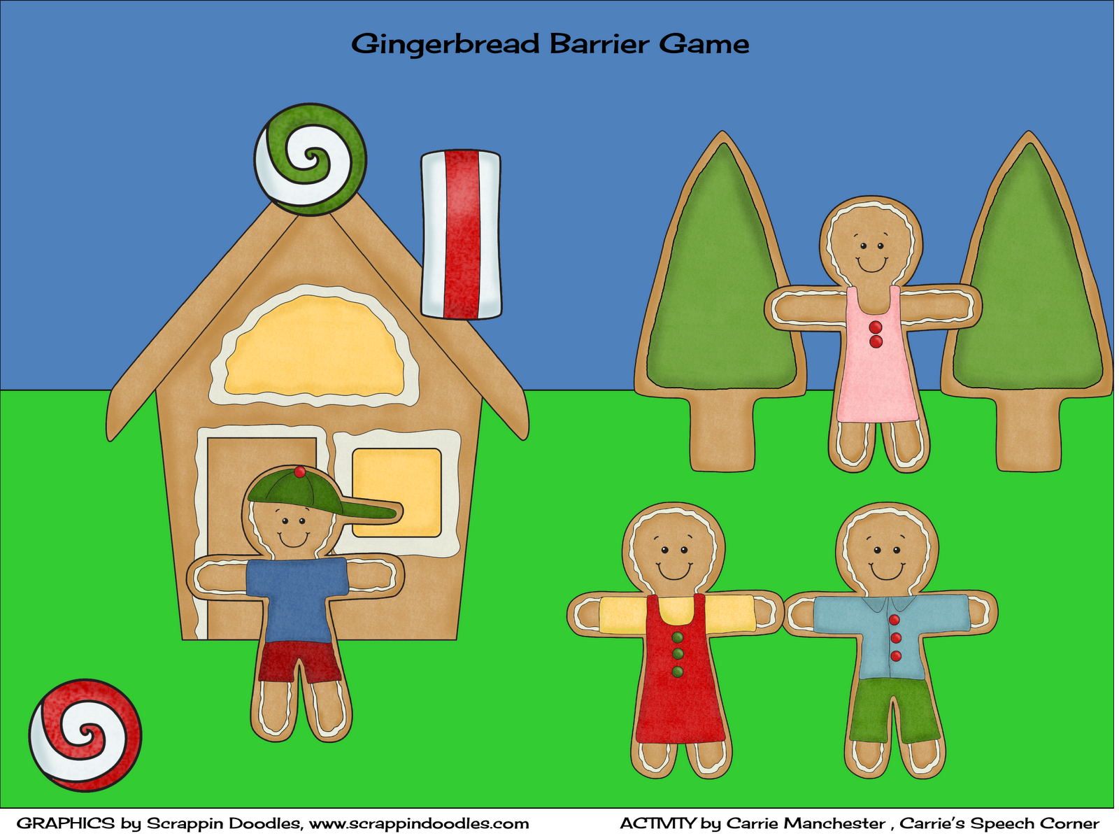 Carrie's Speech Corner: Gingerbread Speech and Language Unit