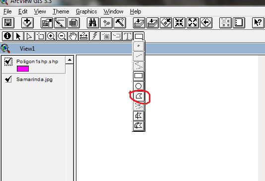 Tutorial Memuat peta samarinda dengan menggunakan ArcView 3.3: Peta Sederhana Dengan Menggunakan ...
