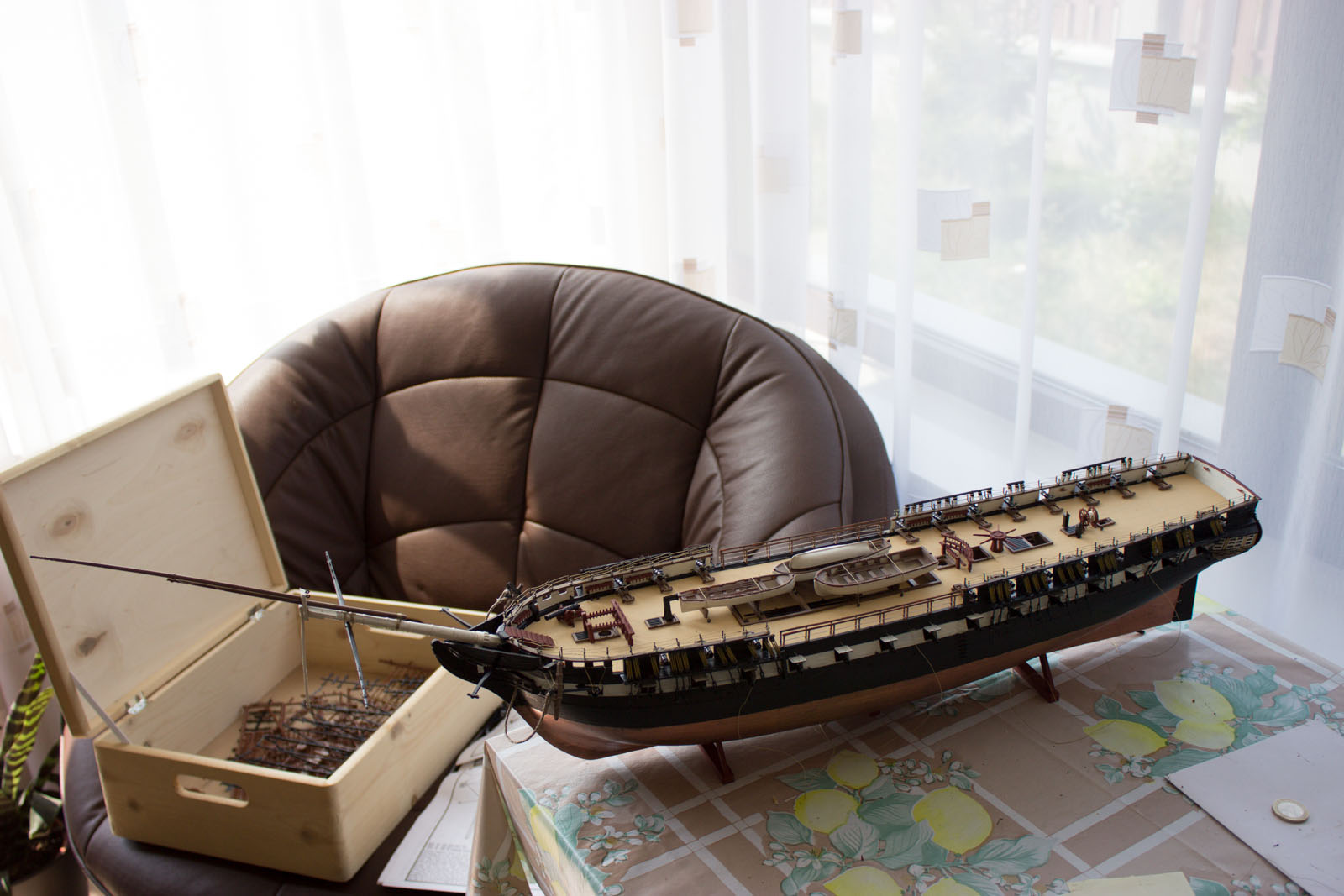 Sailing Ship Models: USS Constitution - Mounting the Anchors