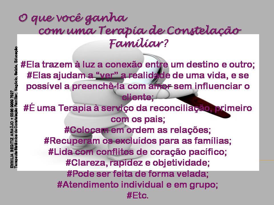 EmmiliaConsteladora - Constelação Familiar Sistêmica Bert Hellinger ...