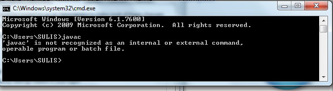 Cara Mengecek Java di CMD ( comend prompt ) | .