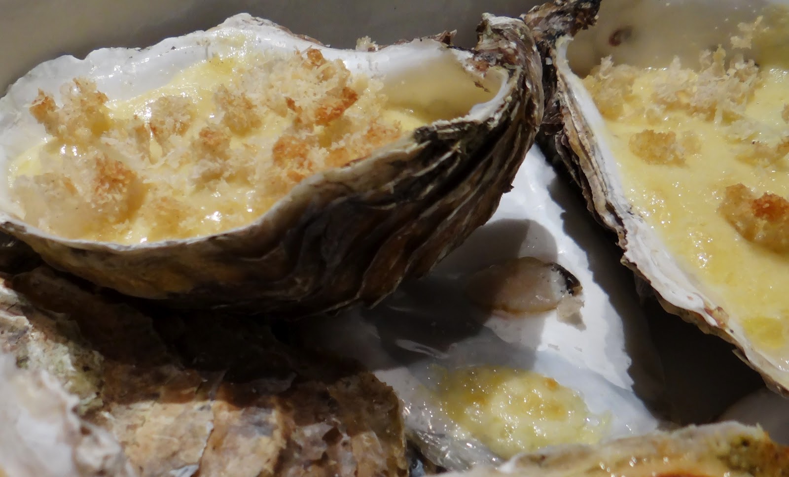 Brev från Servian: gratinerade ostron...