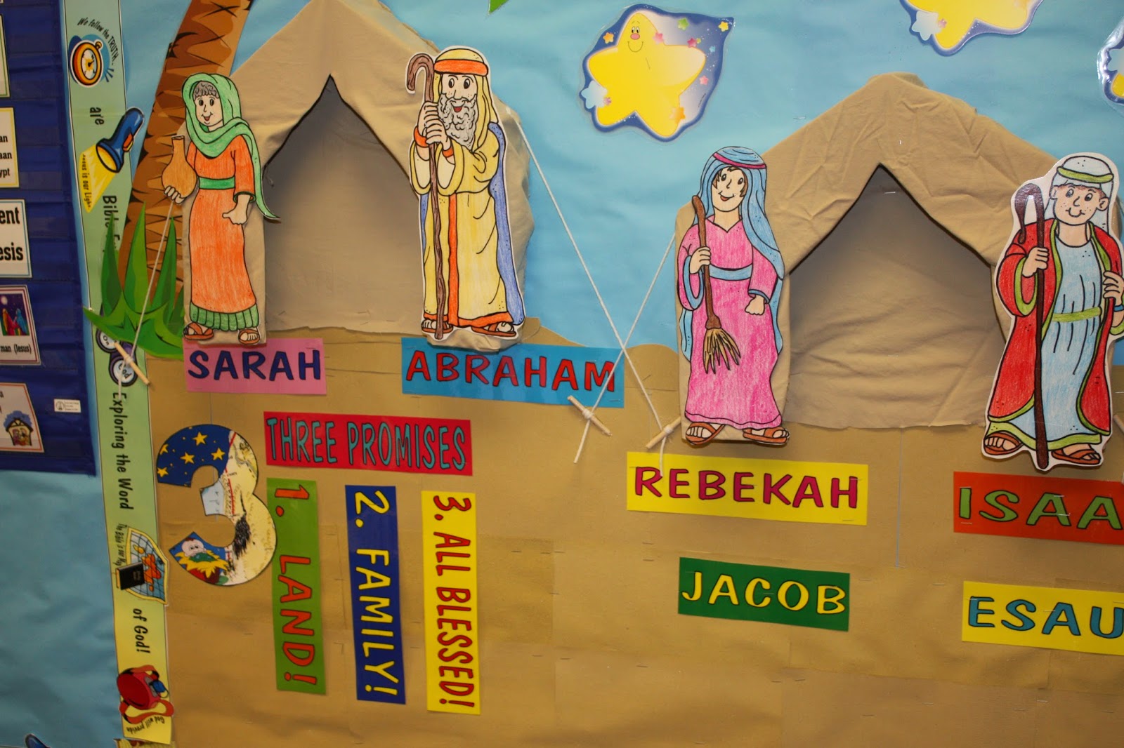Hands On Bible Teacher: Abraham, Isaac and Jacob Bulletin Board ...