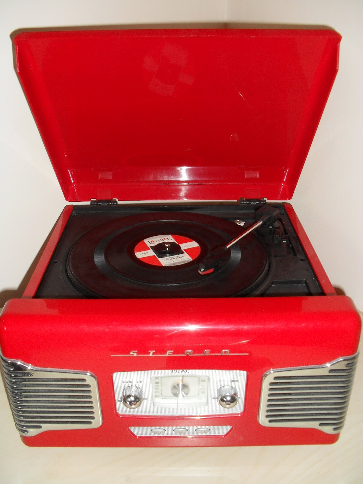 A Little Bit of Everything: My Red Record Player