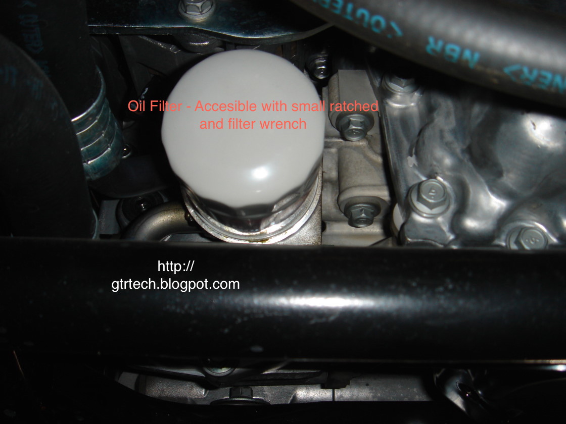 Nissan GT-R (R35) Technical DIY Blog: 2009 GT-R DIY Engine Oil Change ...