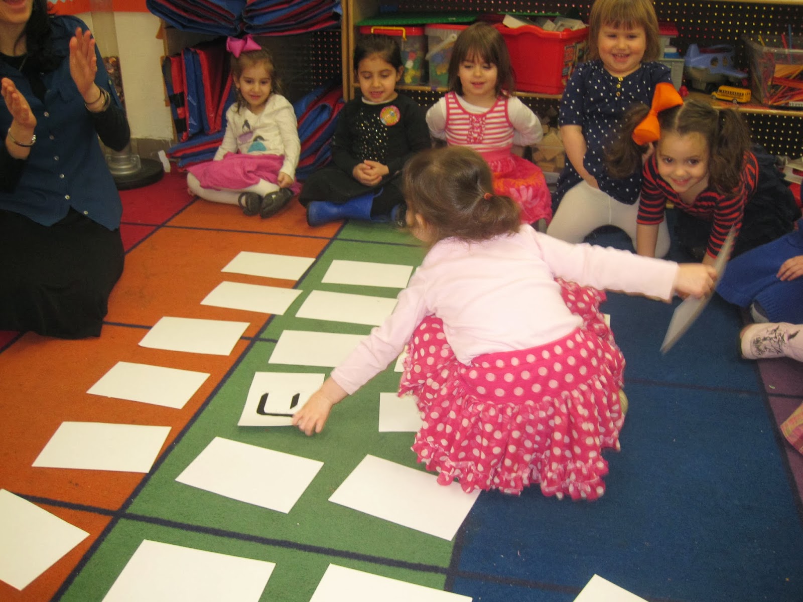 Bnos Menachem Nursery Class 5774: Giant Memory Game