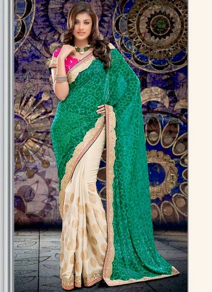 Rakhi Saree Fashion 2014-2015- Festive Saree Designs by India ~ She9 ...