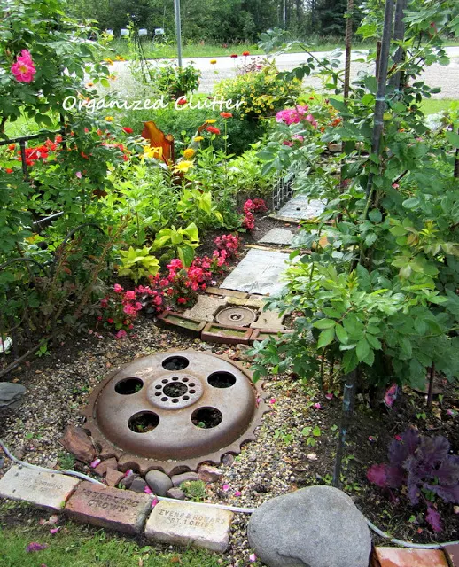 A Junk Garden Path Can Be A Work Of Art - Organized Clutter
