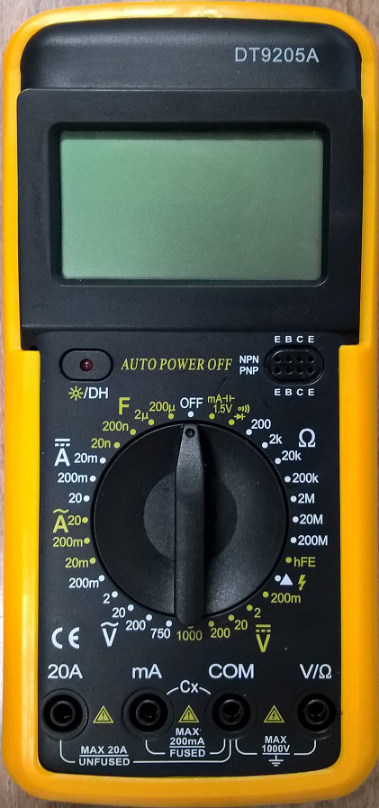 EEssential: DT9205A - another cheap multimeter