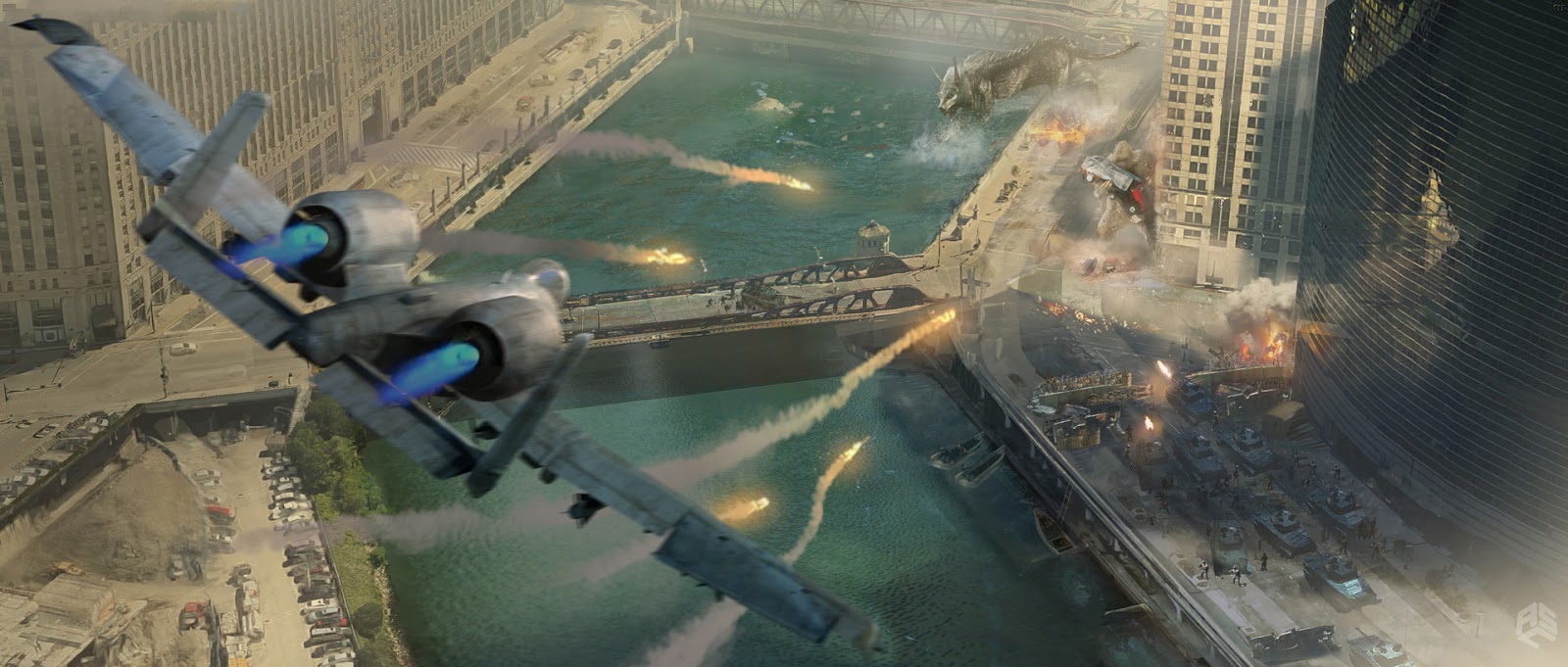 Insane "Rampage" Concept Art by Aaron Sims Creative « Film Sketchr