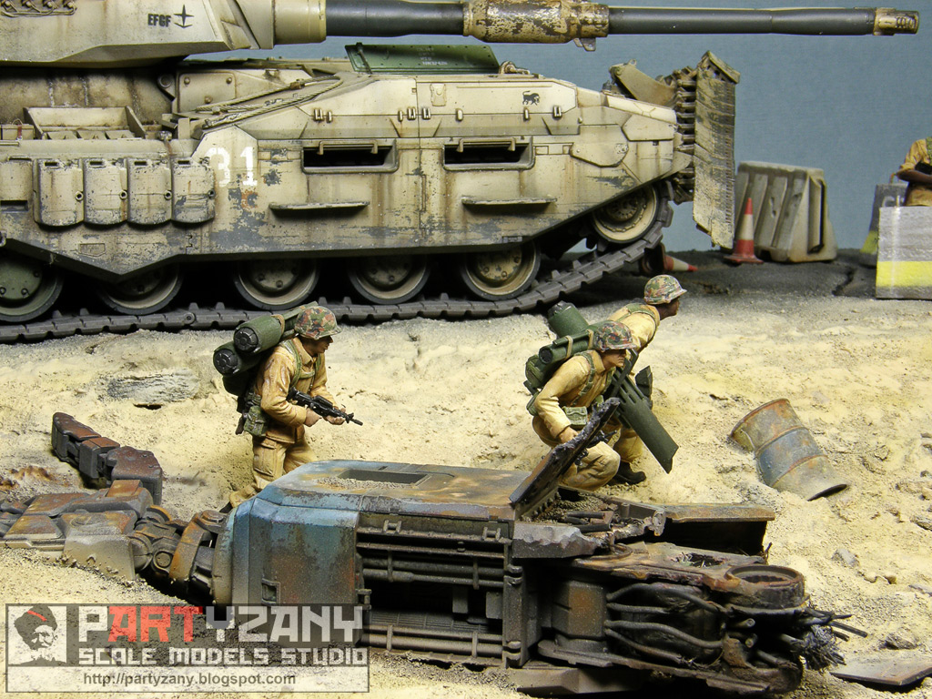 Gundam e.f.g.f. m61a5 main battle tank model kit - ranchjmk