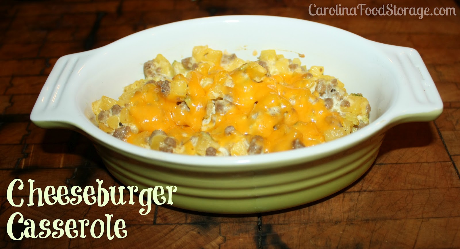 Shelf Reliance Cheeseburger Casserole – Carolina Food Storage