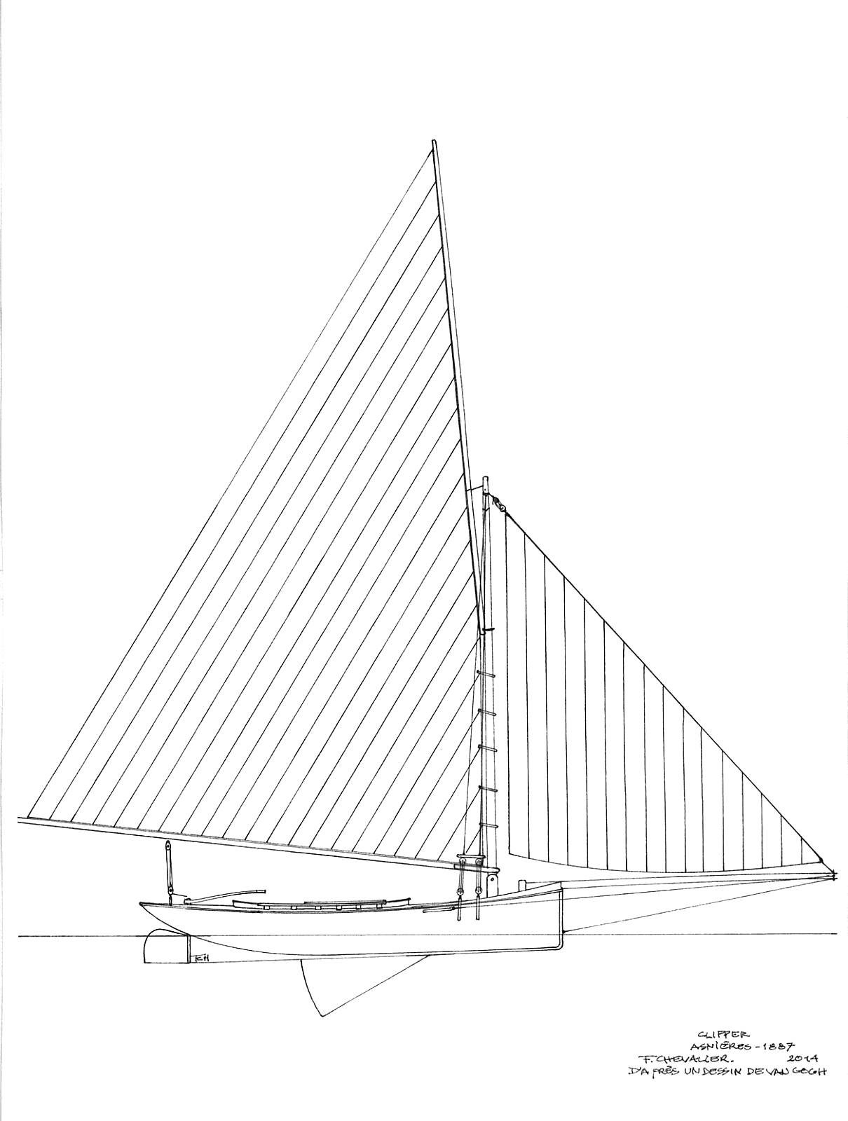 Earwigoagin: 1858 French Sandbagger