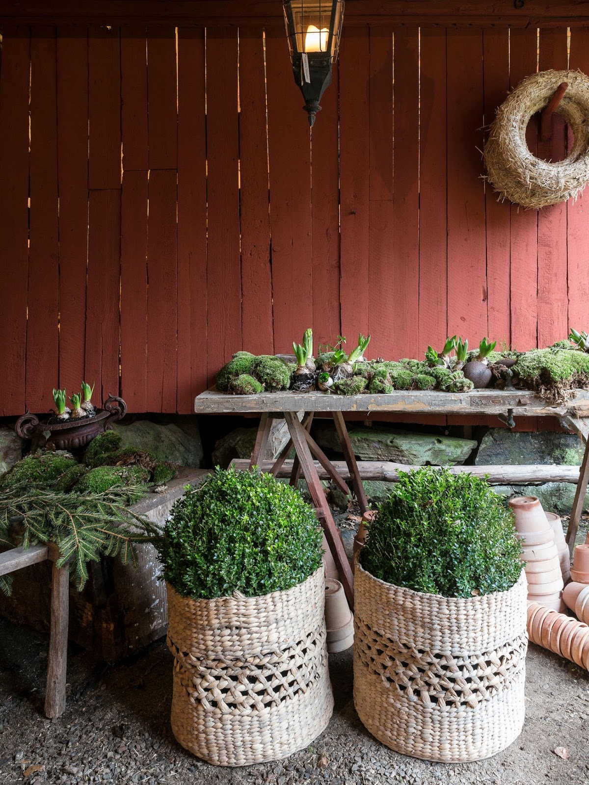 Rural Christmas at a charming farmhouse