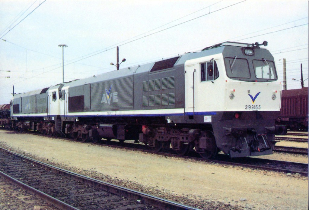 Rails sense fronteres: Locomotores dièsel, sèrie 319.2 de Renfe