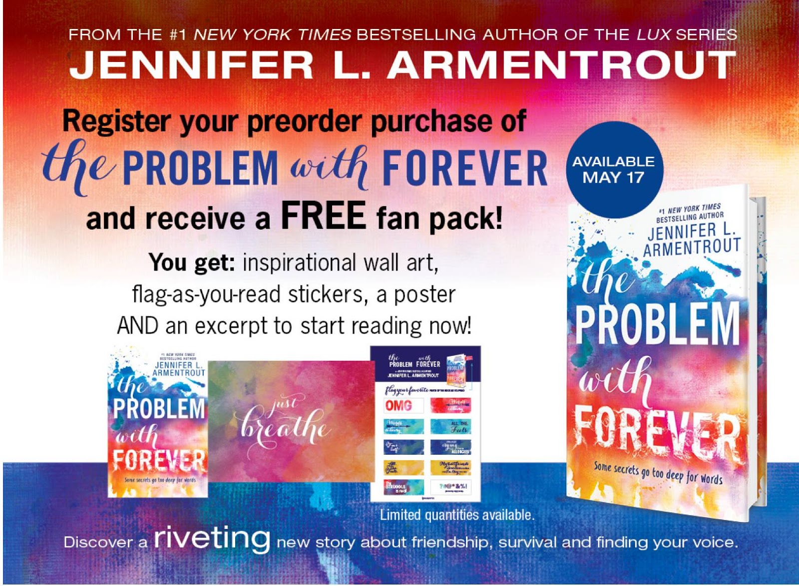BLOG TOUR: The Problem With Forever by Jennifer L. Armentrout