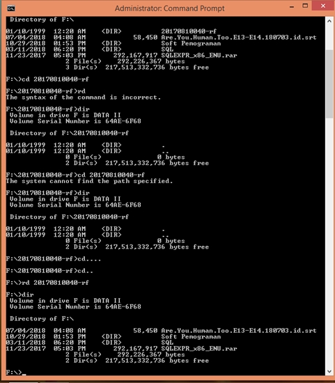 Belajar Menggunakan DOS (Internal Command)