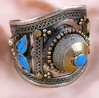 Paisley Curtain: Kuchi Jewelry